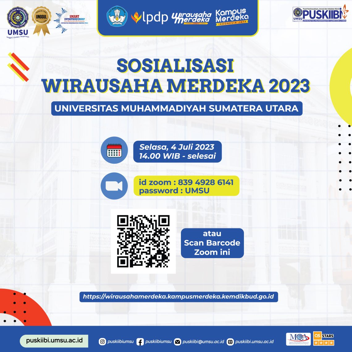 SOSIALISASI WIRAUSAHA MERDEKA UMSU part II - Pusat Kewirausahaan ...